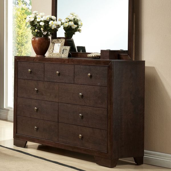 Madison II Modern Espresso Dresser
